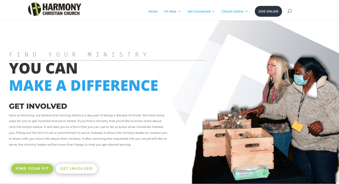 Get Involved - Harmony Christian Church