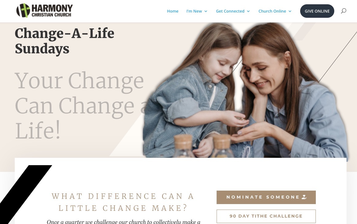 Change-A-Life Sundays - Harmony Christian Church